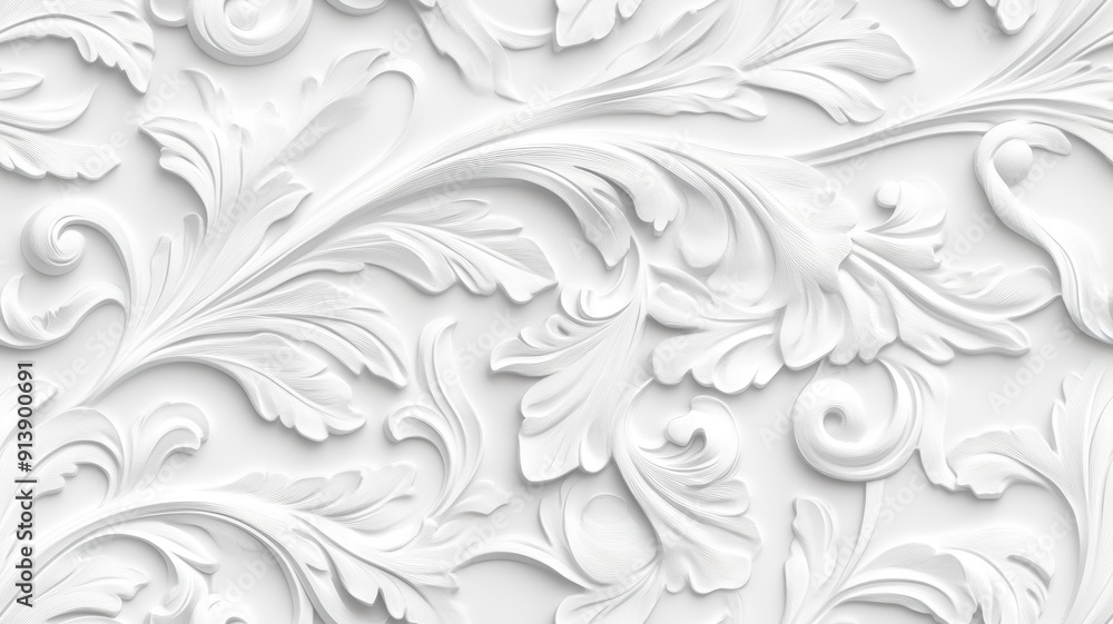 Seamless barocco scrollwork pattern venzel and whorl Royal vintage ...