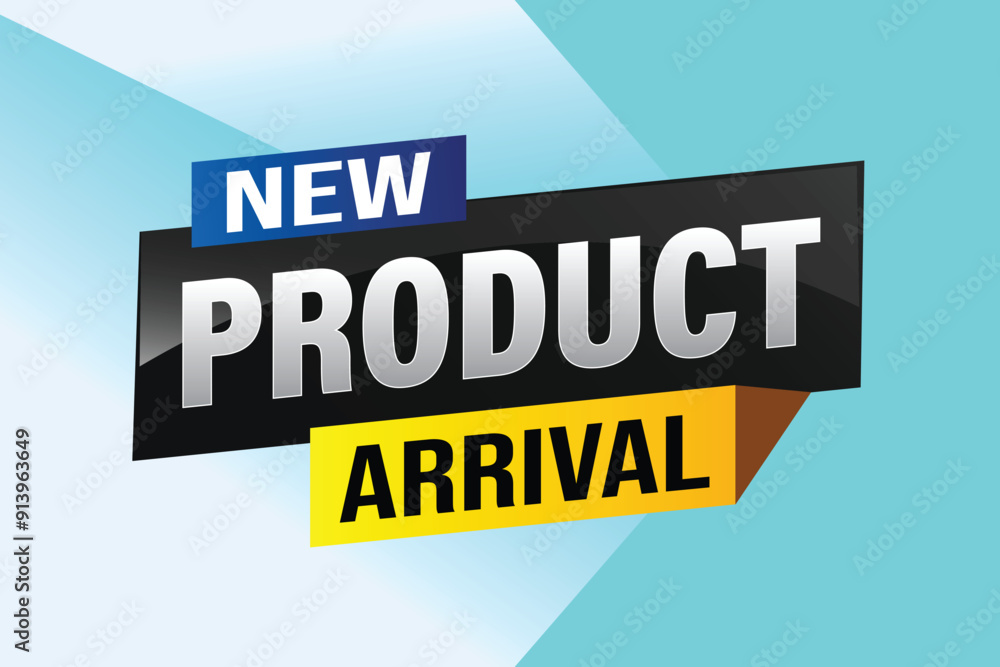New product arrival tag icon logo sign symbol Banner design template ...