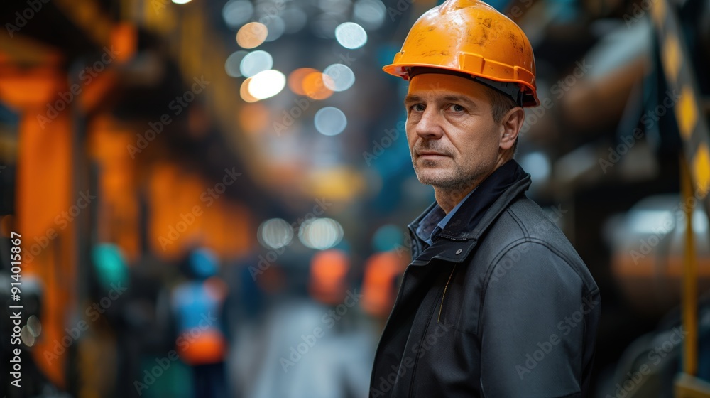 Production process at a steel plant. Work in the foundry. The process ...