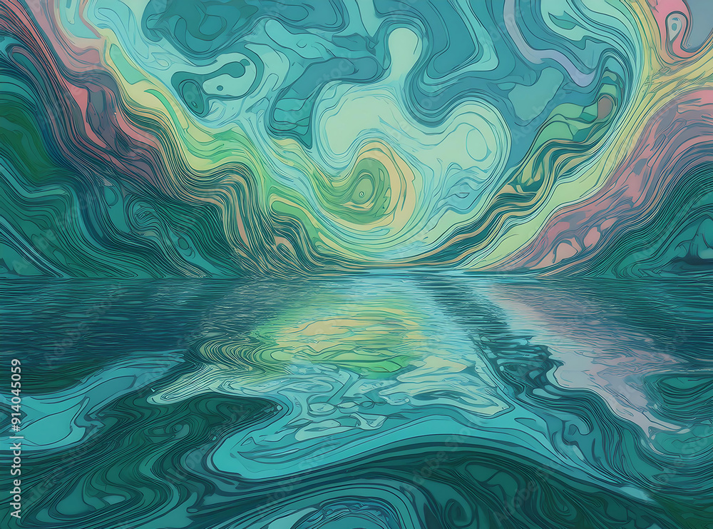 Realistic Water Effect Background with Soothing Ripples, Crystal Clear ...