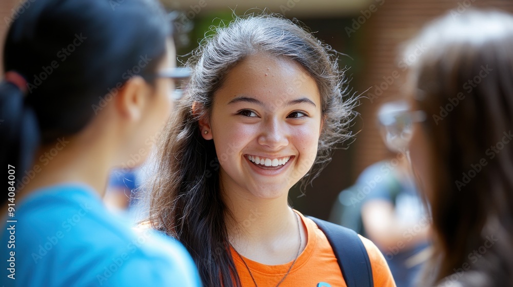 First-year students participating in ice-breaker activities and ...