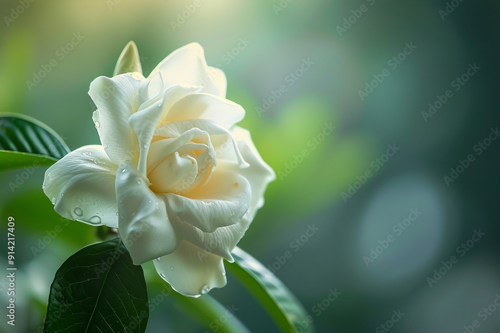 Philippine national flower is the gardenia flower glass or Sampaguita ...
