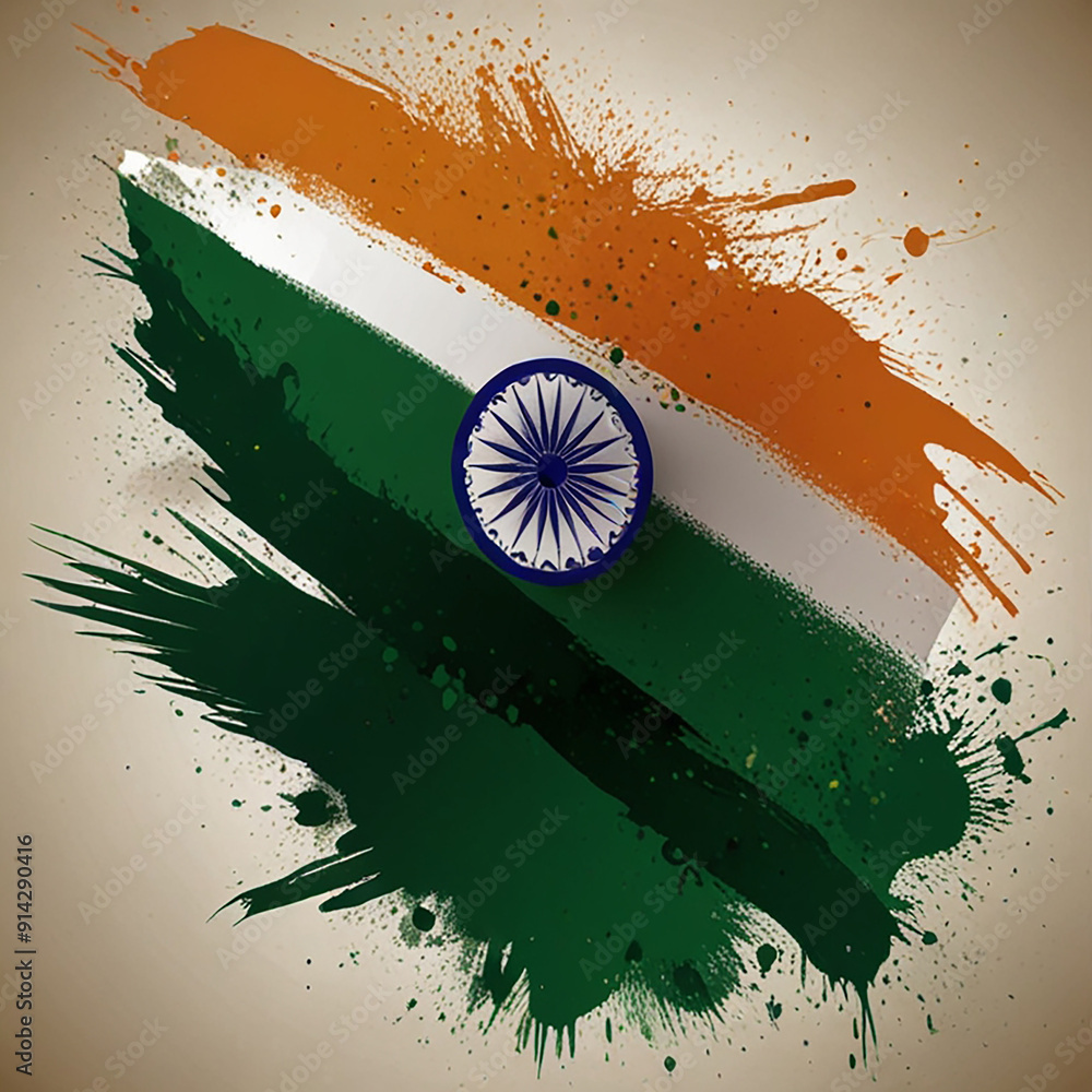 India independence day poster for celebration 15 August 1947 Hindustan ...