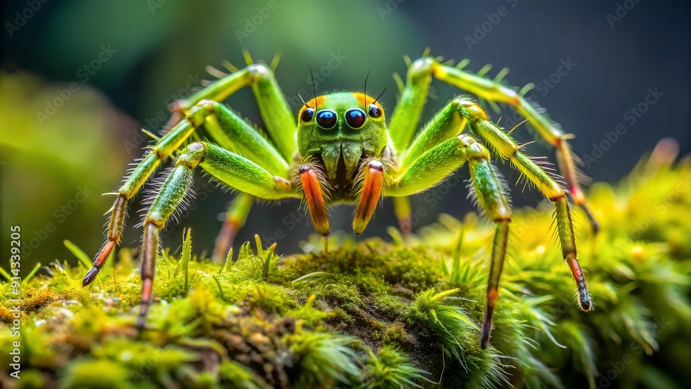 Emerald Jewel Spider: A Glimpse into the Rainforests of Costa Rica AI ...