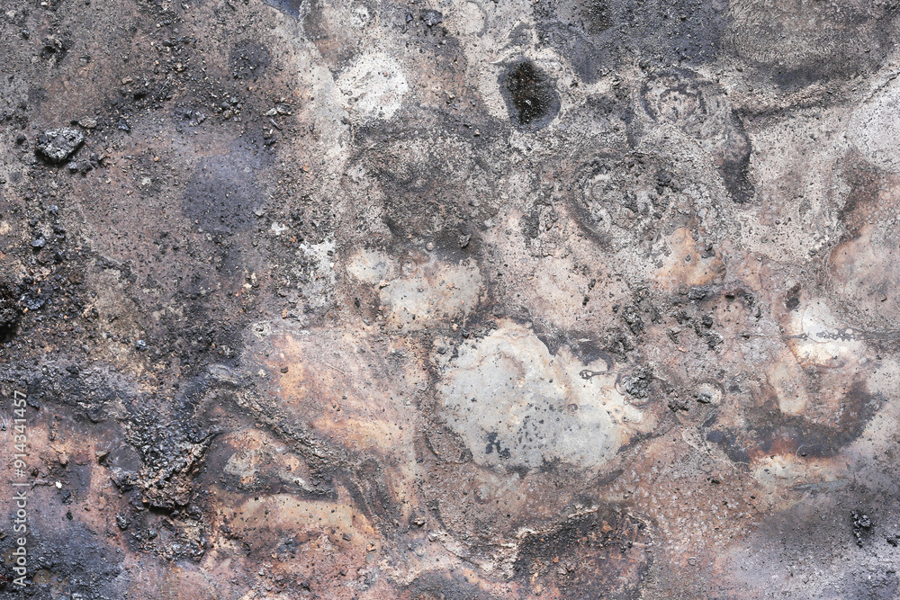 Rusty steel background. Burnt metal grunge texture. Blackened sheet ...