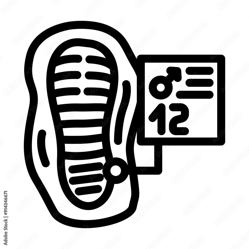 individual physical evidence crime line icon vector. individual ...