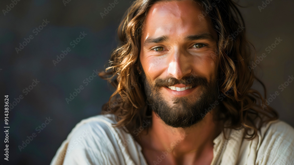 Jesus Christ son of God smilling and looking happy How Jehoshua looked ...