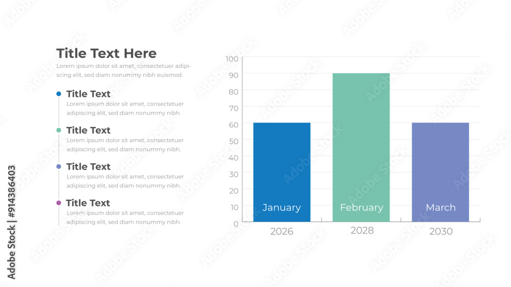 Infographic layout with a bar chart detailing corporate marketing ...