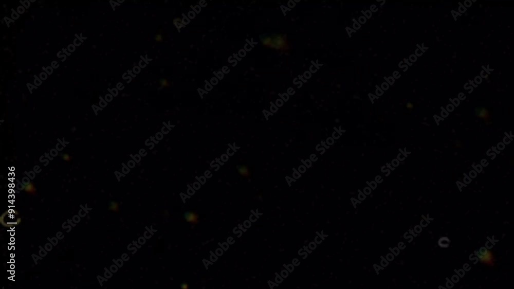 Rainbow Light Sparkle Overlay Effect on Black Screen Background 4K ...