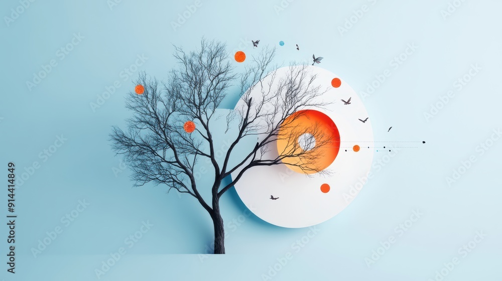 A circular mind map showcasing the different branches of knowledge in a ...