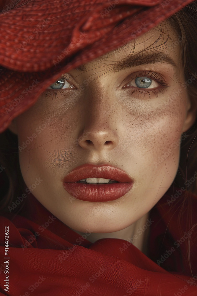Ultra Realistic Portrait Art Styled Like a Vogue Magazine Cover a ...