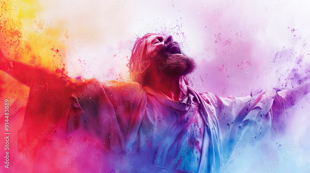 Jesus Christ portrait resurrection faith hope love christianity God ...