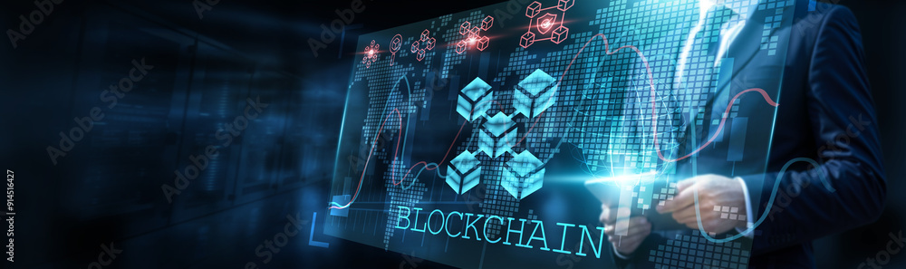 Blockchain Technology involves analyzing data through graphs and visualizing transaction volumes ...
