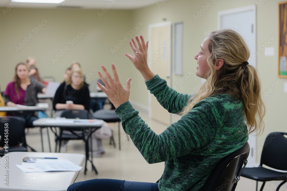 Engaging Classroom Discussion Led By Instructor Enhancing Students ...