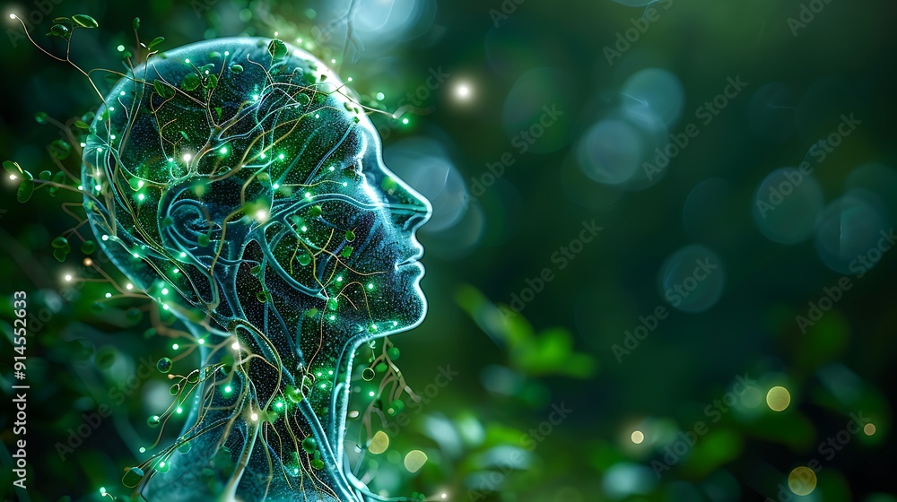 3d rendering of human lymphatic system focusing on the detailed ...