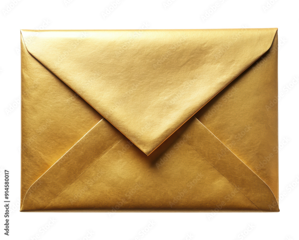 Metallic Gold Envelope depicting a sophisticated and rich design ...