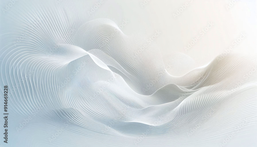 An abstract background image showcasing gentle waves in a simplistic ...