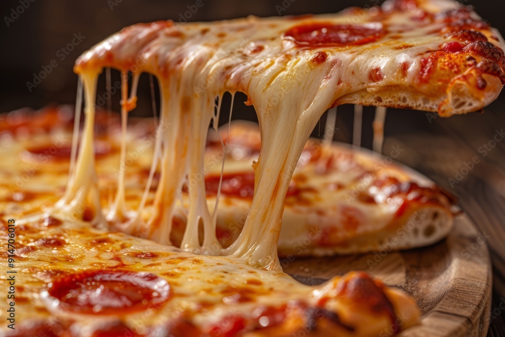 Greasy Food Day.Junk Food Day.Fast Food Day.A close-up of a cheesy ...