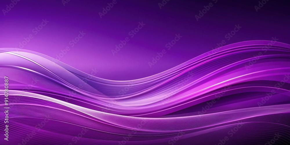 Abstract purple wave patterns for modern background applications ...