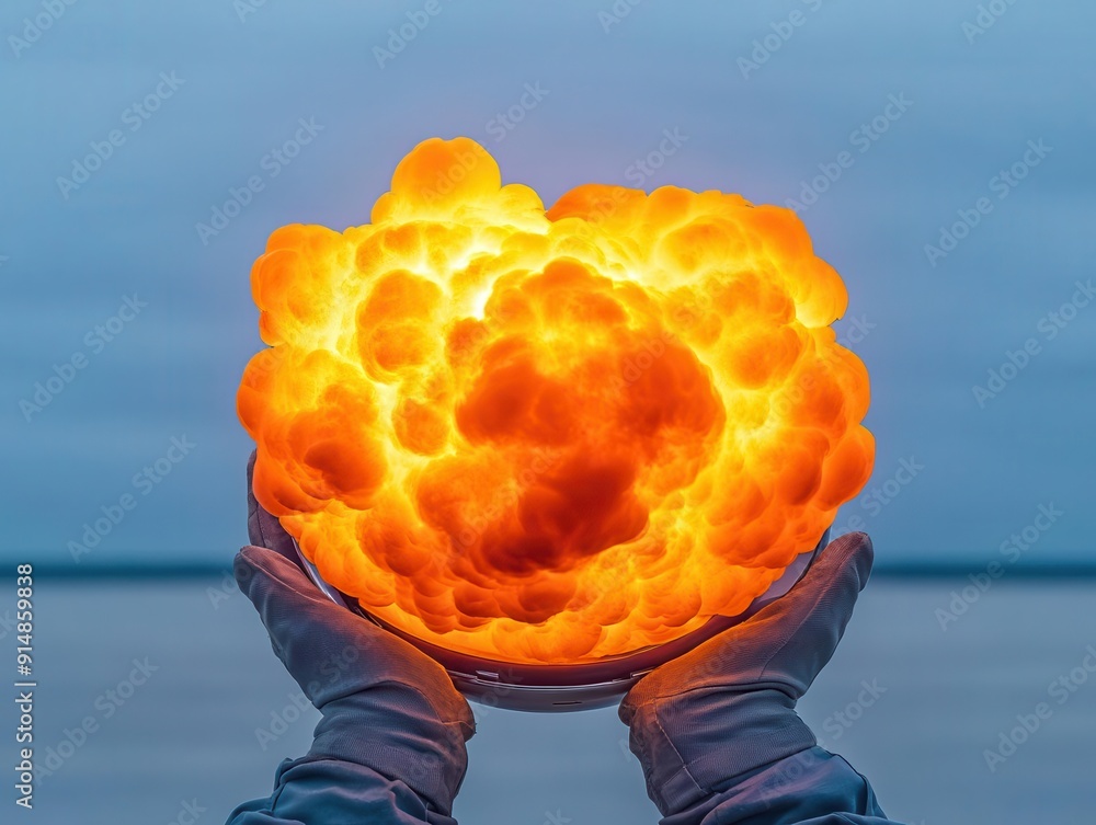 Explosive ordnance disposal unit handling a combustiontriggered ...