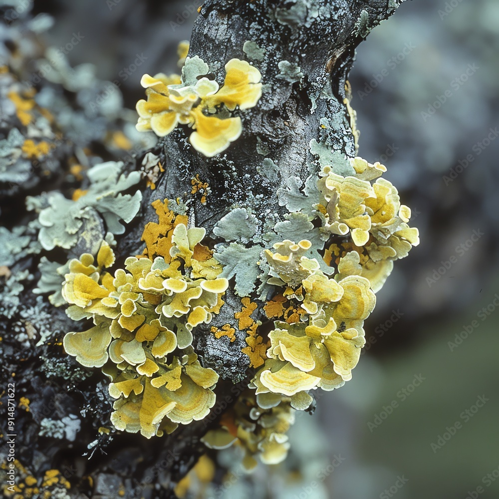 Lichen as a symbiotic relationship between fungi and algae, wildlife ... Lichen as a symbiotic relationship between fungi and algae, wildlife ...