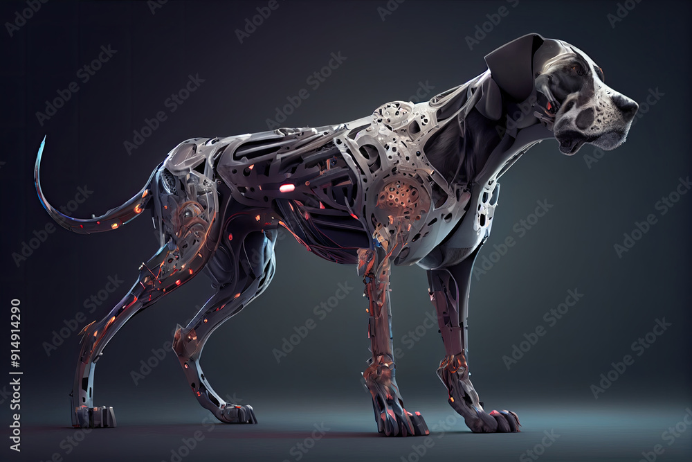 Dog-Shaped Robot with High-Tech Features and Modern Design – Ideal for ...
