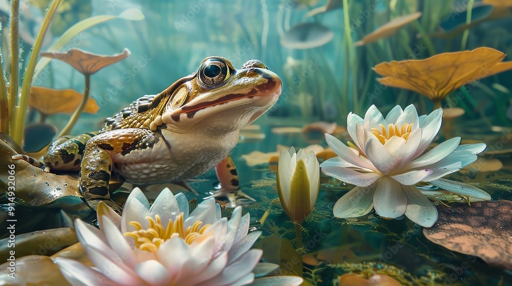 Endangered amphibians depending on specific aquatic plants in wetlands ...