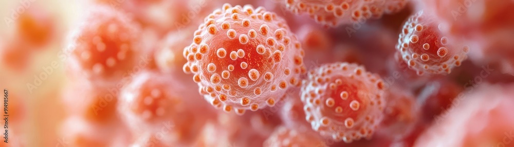 Visual of chickenpox, closeup of small red spots, blisters, and scabs ...