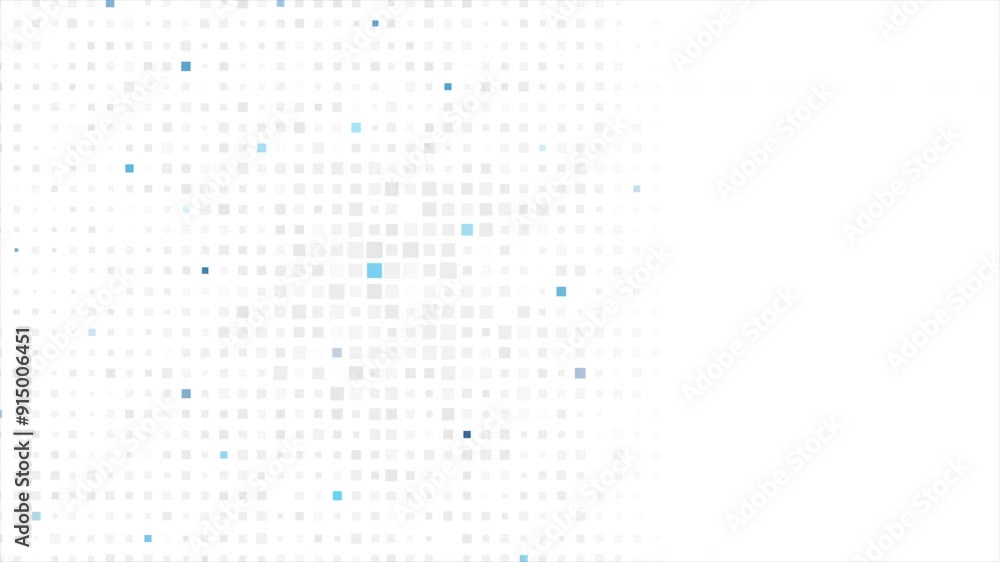 Grey and blue small square dots abstract hi-tech background. Seamless ...
