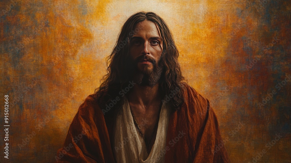 Through the lens of generative AI, this portrait of Jesus Christ ...