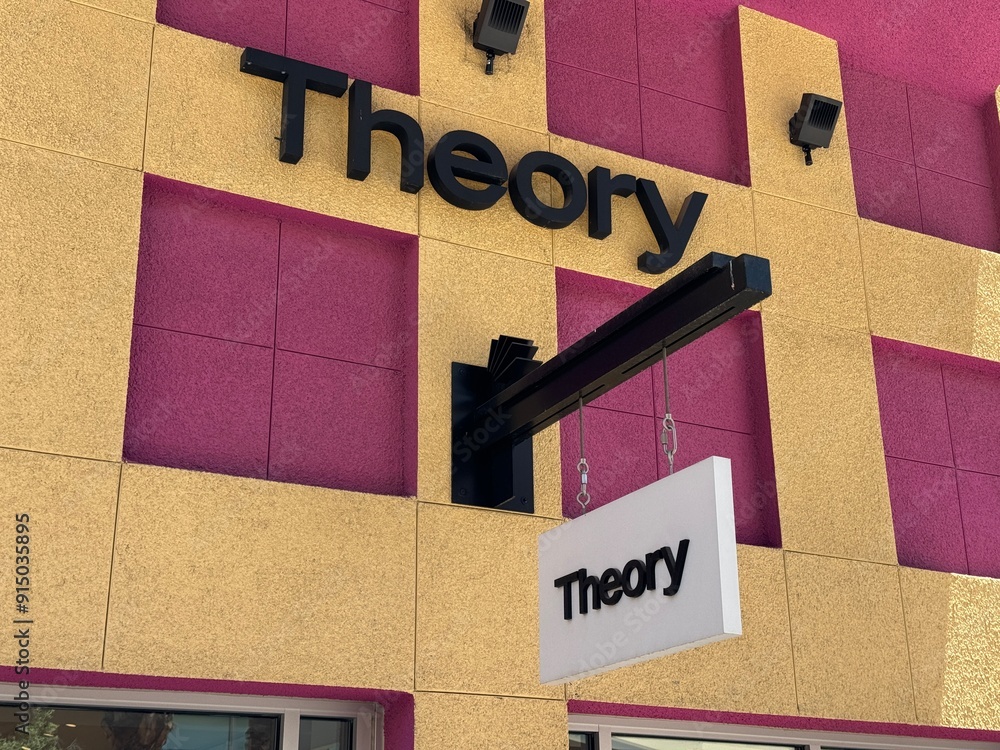 Las Vegas,Nevada,USA-June 17th 2024: Theory store sign company brand ...