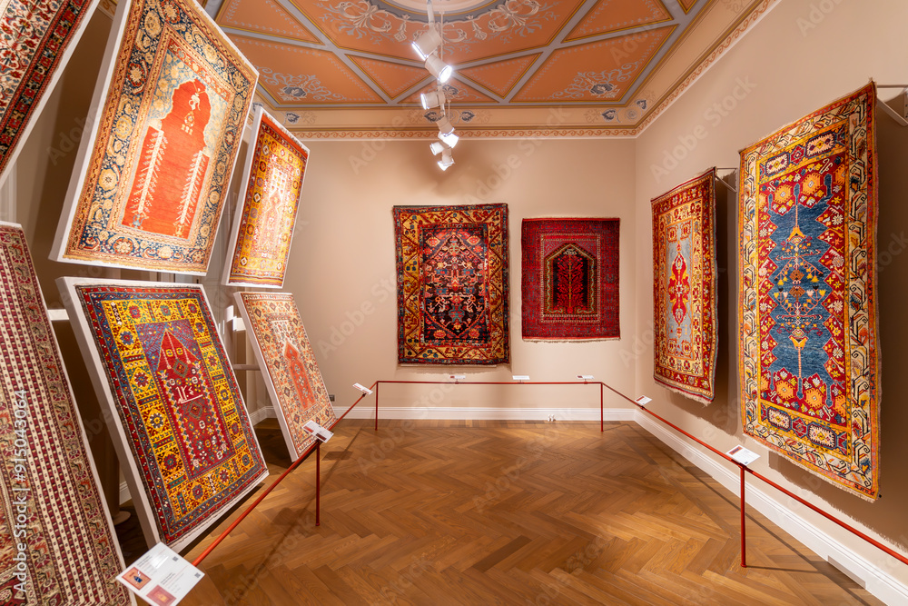 Bornova, Turkey - August 06, 2024 : The Arkas Carpet Collection view in ...