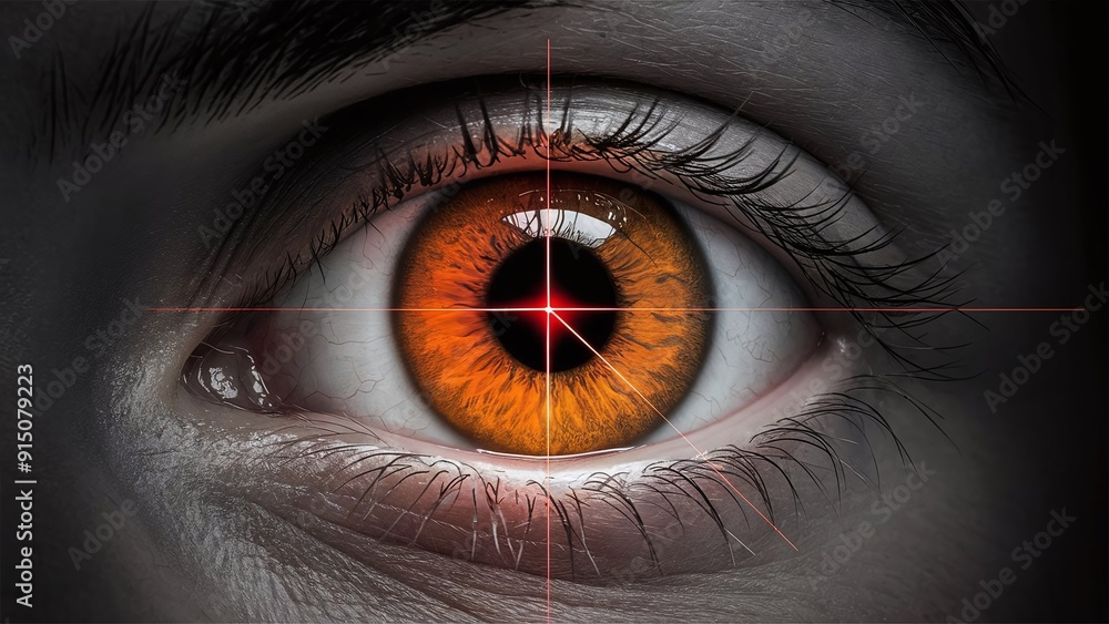Innovative Iris Recognition Technology Biometric Eye Identification ...