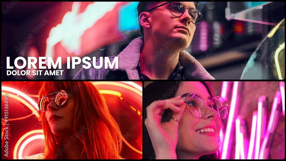 Modern Multi Screen Slideshow Stock Template | Adobe Stock