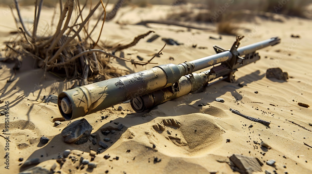 War trophy military supplies of heavy weapons military shooting RPG ...