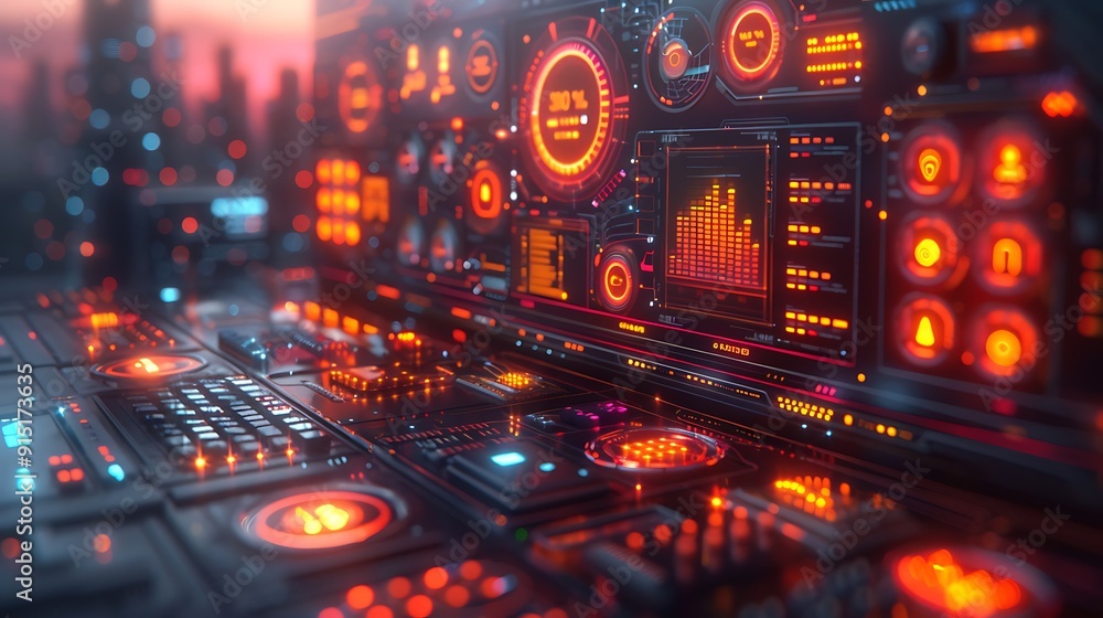 A modern 3D illustration of customer segmentation, with detailed ...