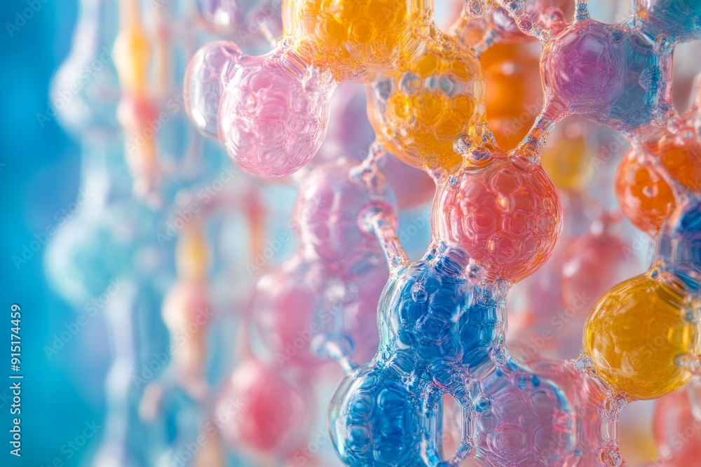 Detailed view of block copolymer synthesis process, showcasing ...