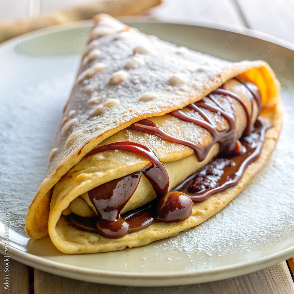 pancakes with jamfood, wrap, sandwich, tortilla, chicken, snack, meal ...