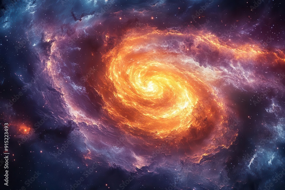 cosmic consciousness visualization swirling energy vortex represents ...