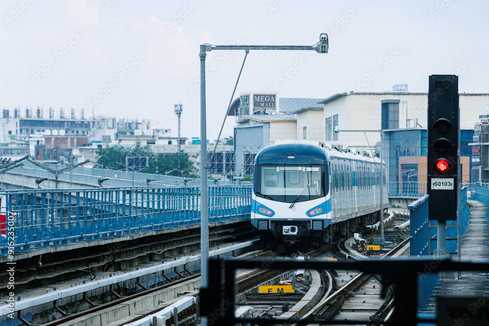 Rapid Metro Gurgaon is a light metro system serving the city of Gurgaon ...