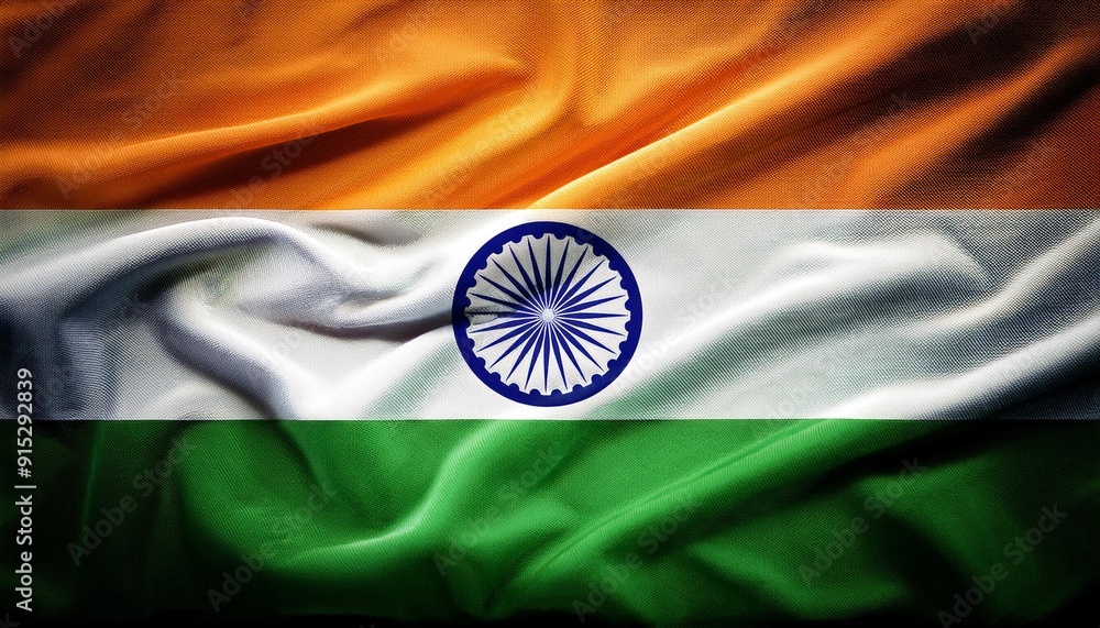 Flag of India illustration 3 stylish colors, india flag, indian flag ...