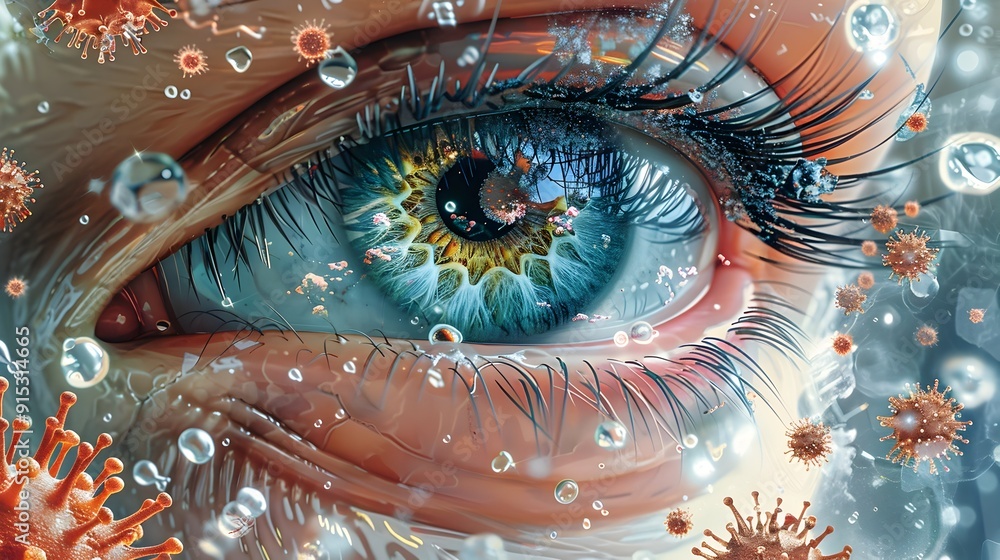 Comprehensive Eye Infection Prevention Showcasing Hygiene Practices and ...