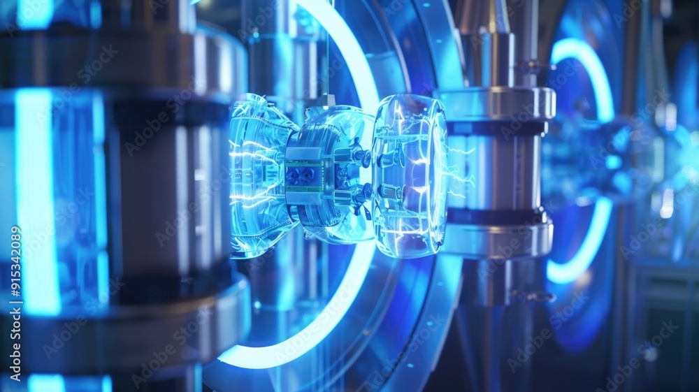 An animated model of a fusion reactor concept, demonstrating how ...