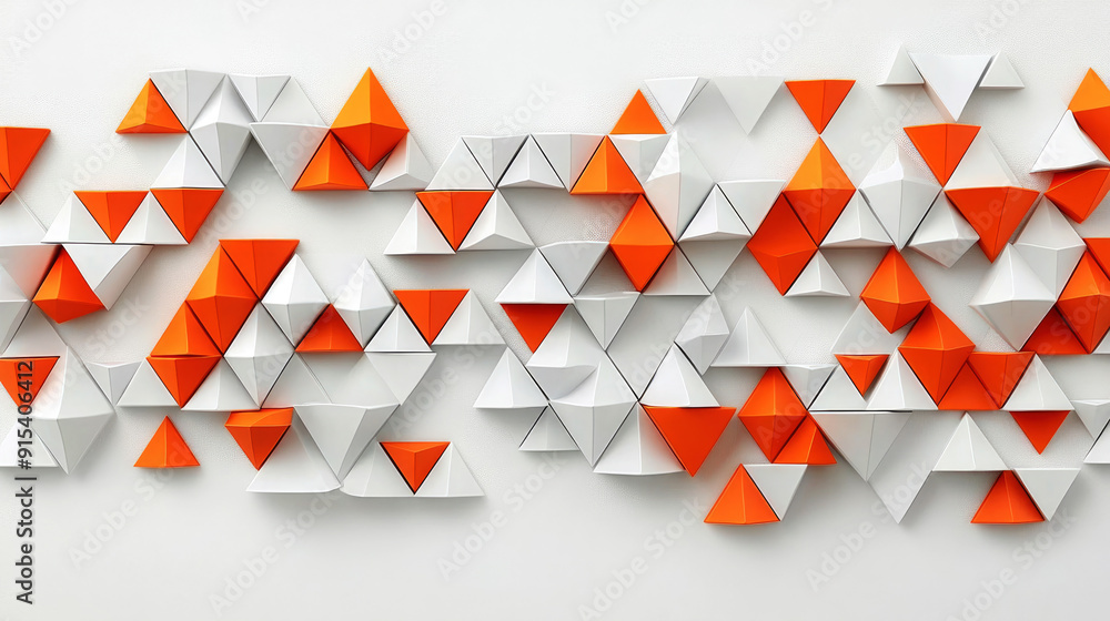 Geometric patterns evoke a sense of harmony and symmetry, their vibrant ...