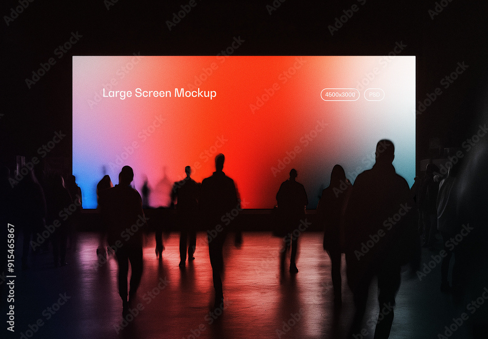 Event LCD Screen Mockup With Generative AI Stock Template | Adobe Stock