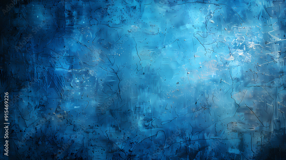 Abstract blue background with a textured, almost metallic finish. The ...