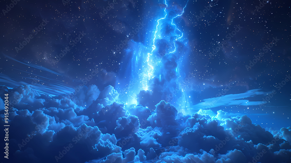 The Blue Jet lightning phenomenon occurs in the upper atmosphere. When ...