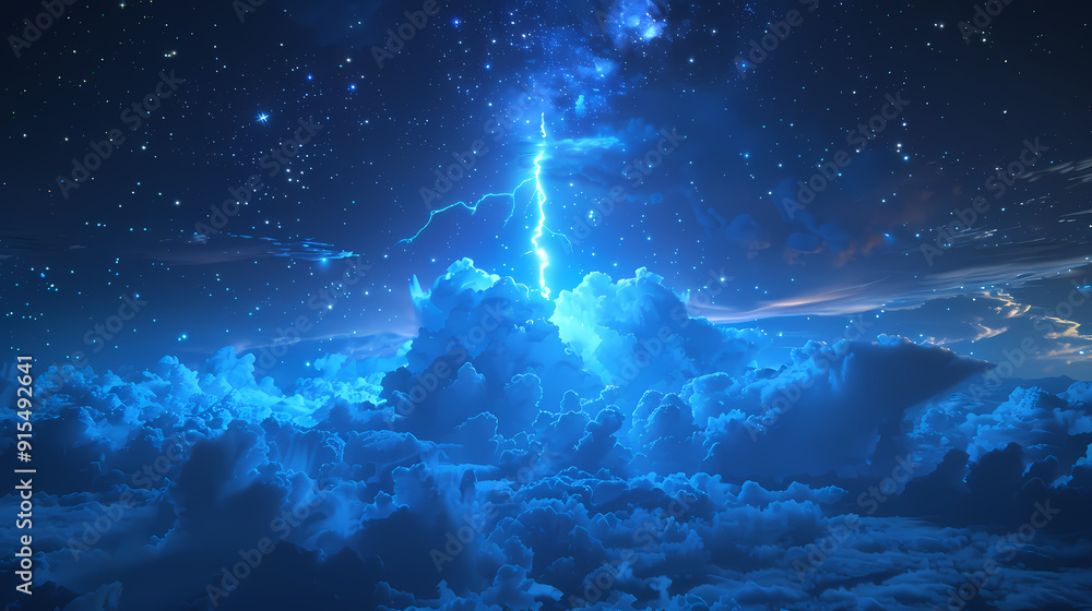 The Blue Jet lightning phenomenon occurs in the upper atmosphere. When ...