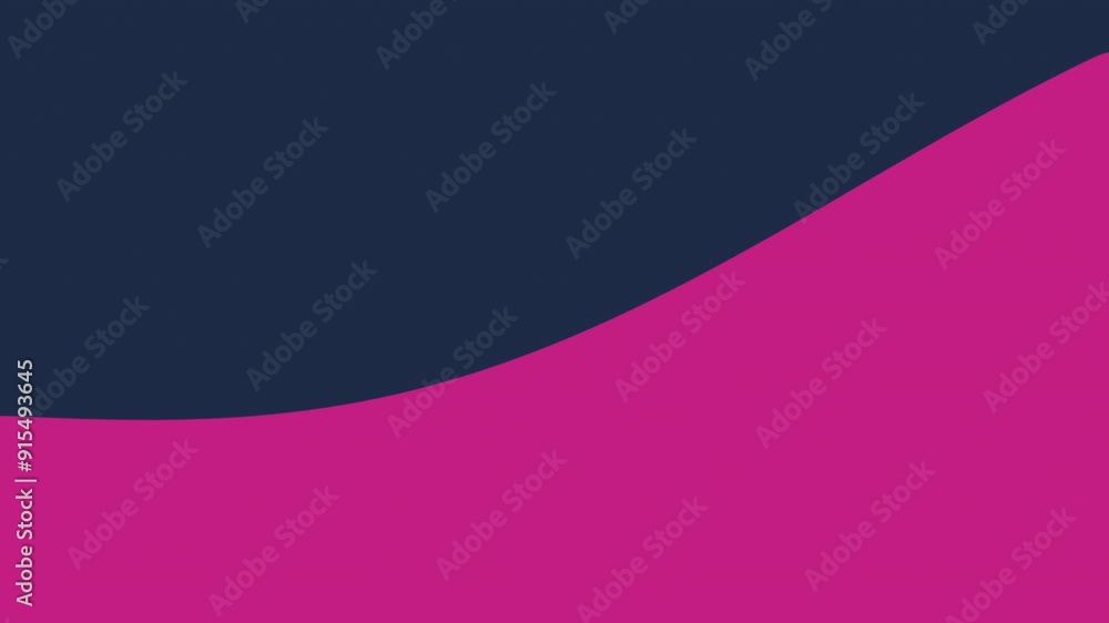 4k motion loop background of pink and blue wavy shapes moving up and ...