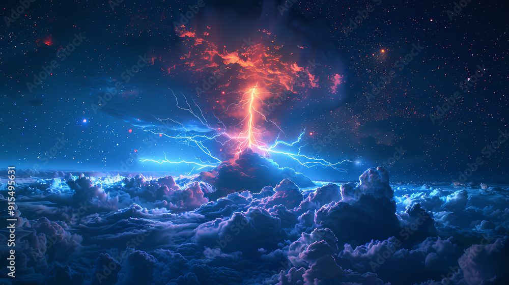 The Blue Jet lightning phenomenon occurs in the upper atmosphere. When ...